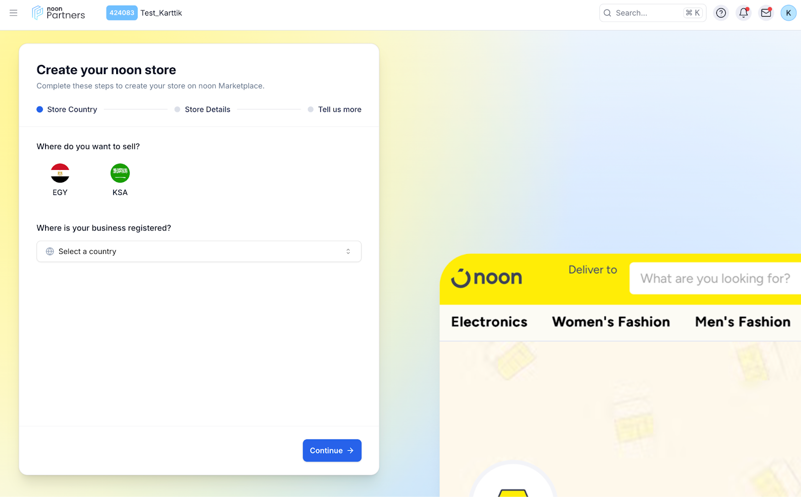 noon Global Shipping program